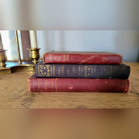 Source Unknown | Accents | Old Antique Stack Of Decorative Staging ...